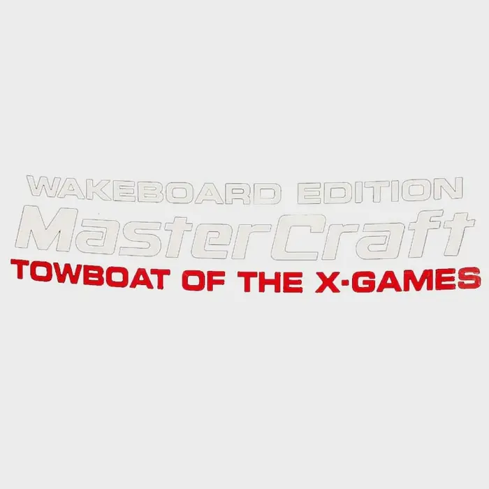 MasterCraft Boat Decal Sticker | OEM Wakerboard Edition Towboat X-Games ...