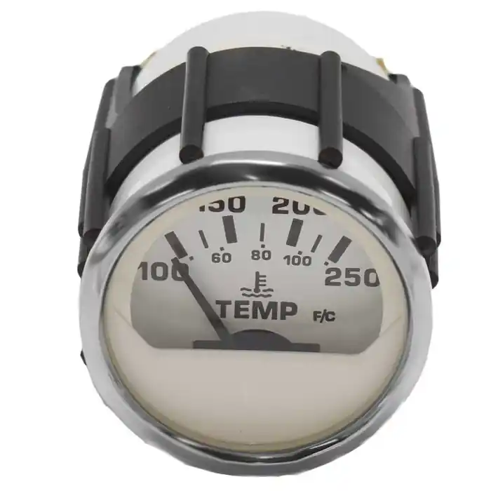 Premium Faria Boat Water Temperature Gauge GPC606B | Larson Euro Silver ...